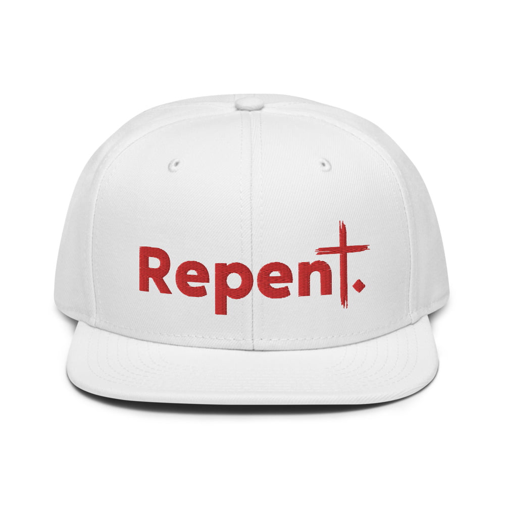 Repent - Christian Snapback Hat | My Faith Store