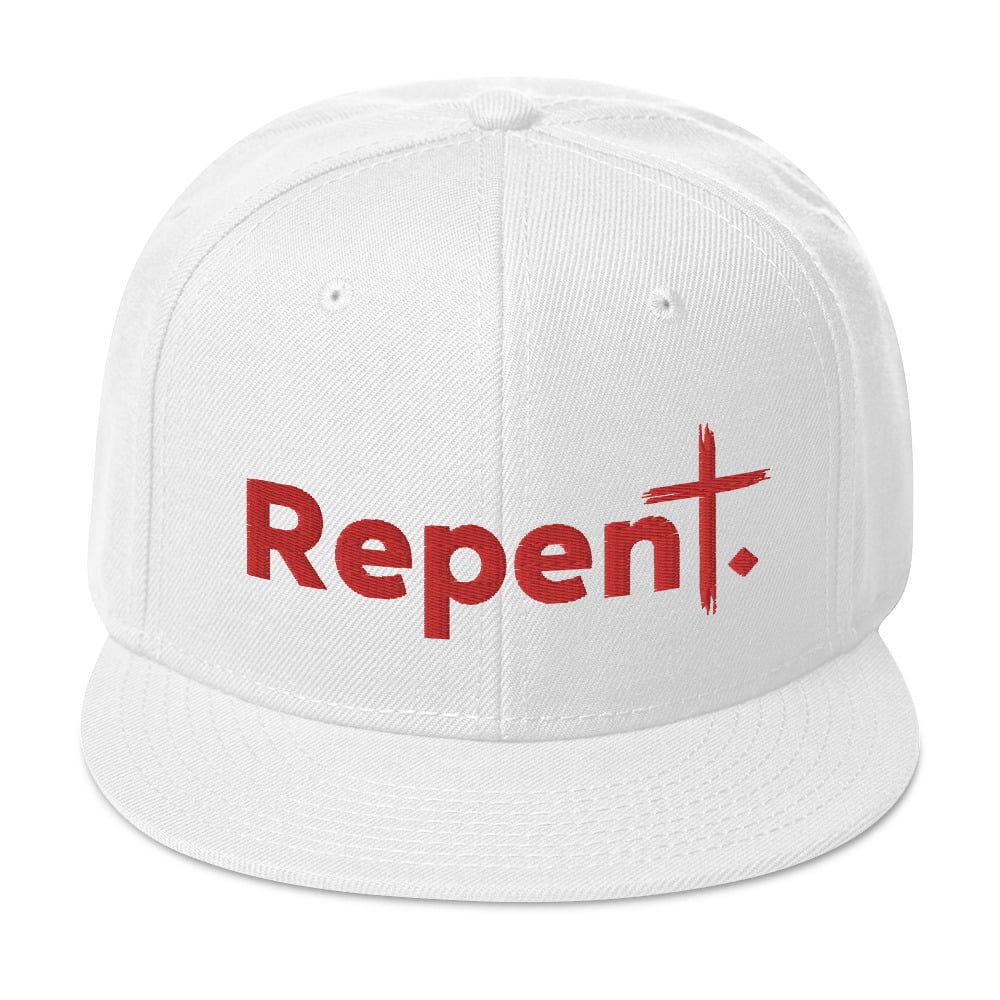 Repent - Christian Snapback Hat | My Faith Store